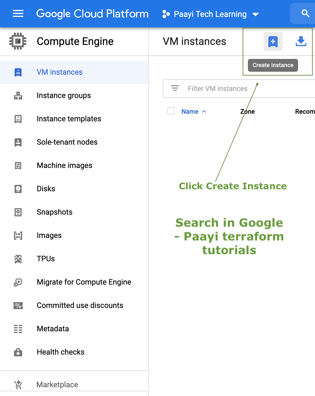Create A Linux Based Compute Inside Gcp Console Gcp Tutorials