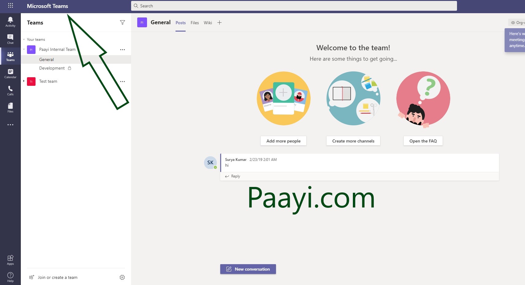 Learn How to Open Microsoft Office 365 Teams Inside Browser | Paayi